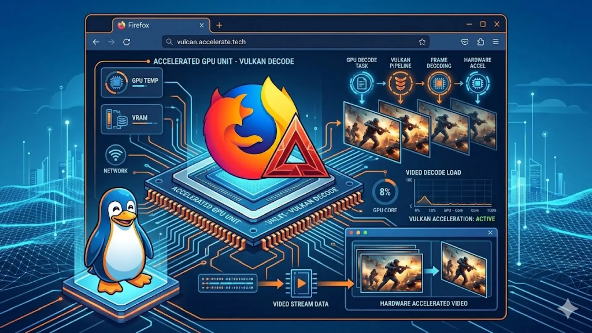Firefox 153 terá decodificação de vídeo Vulkan: adeus problemas com GPU ...